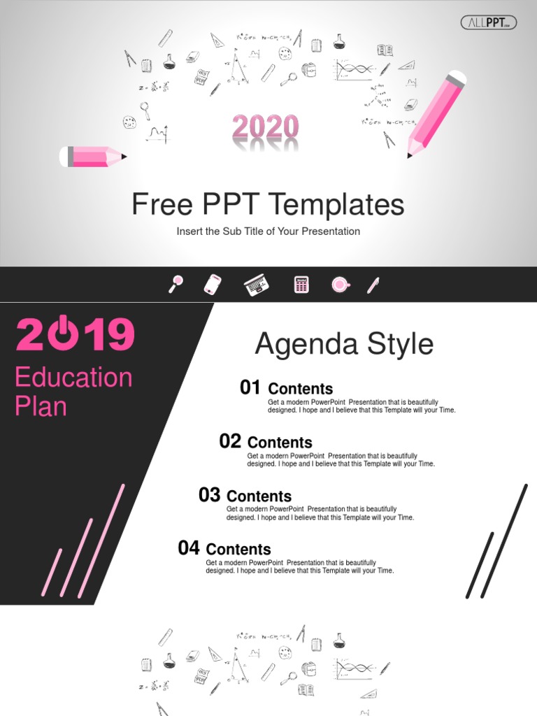 Template PPT Pendidikan Keren 2020 | PDF | Microsoft Power Point ...