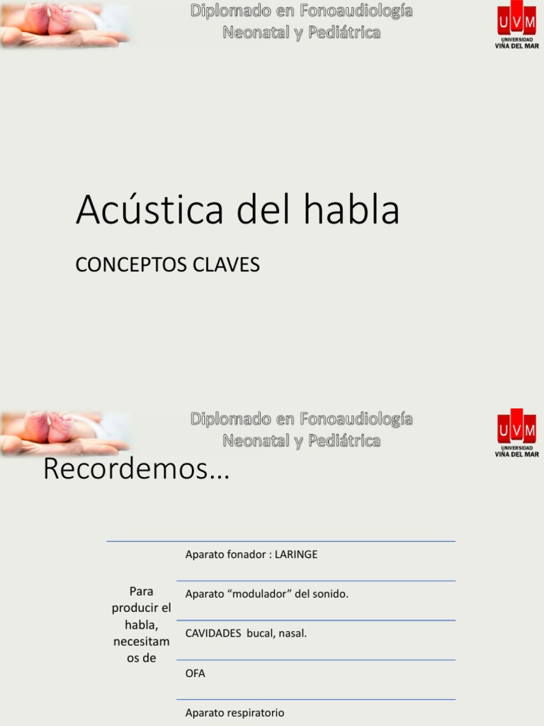 Percepción y Acústica Del Habla | PDF | Vocal | Voz humana