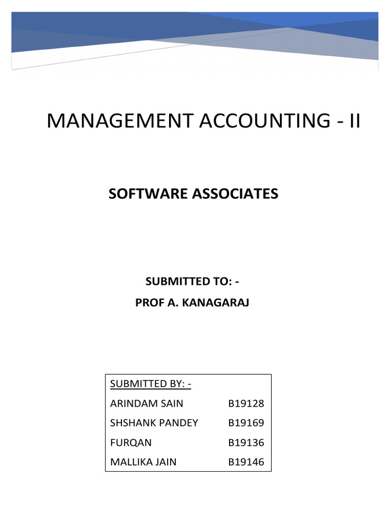Software Associates | PDF | Revenue | Budget