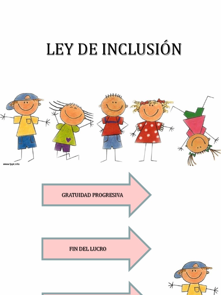 Presentacion Ley de Inclusion Cami | PDF | Discriminación | Esfera pública