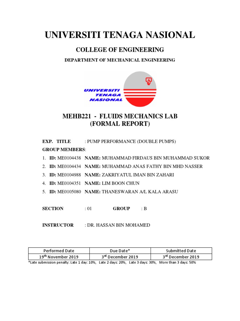Final Compilation | PDF | Pump | Fluid Dynamics