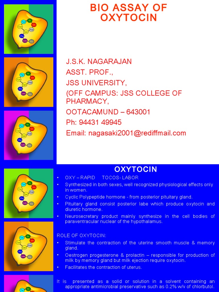 Bioassay of Oxytocin | Download Free PDF | Common Carotid Artery ...