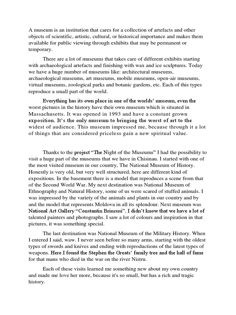 Essay Museums | PDF