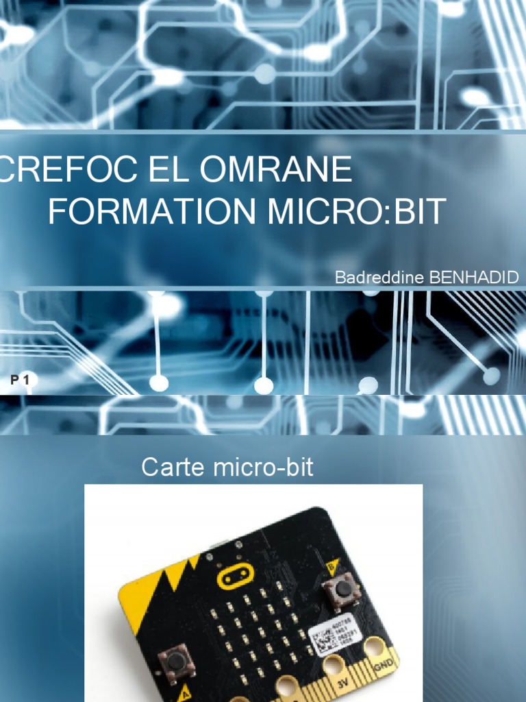 Formation Microbit | PDF | Logiciel | Informatique