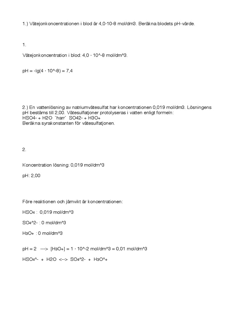 Kemi 2, Uppdrag 2, Hermods | PDF