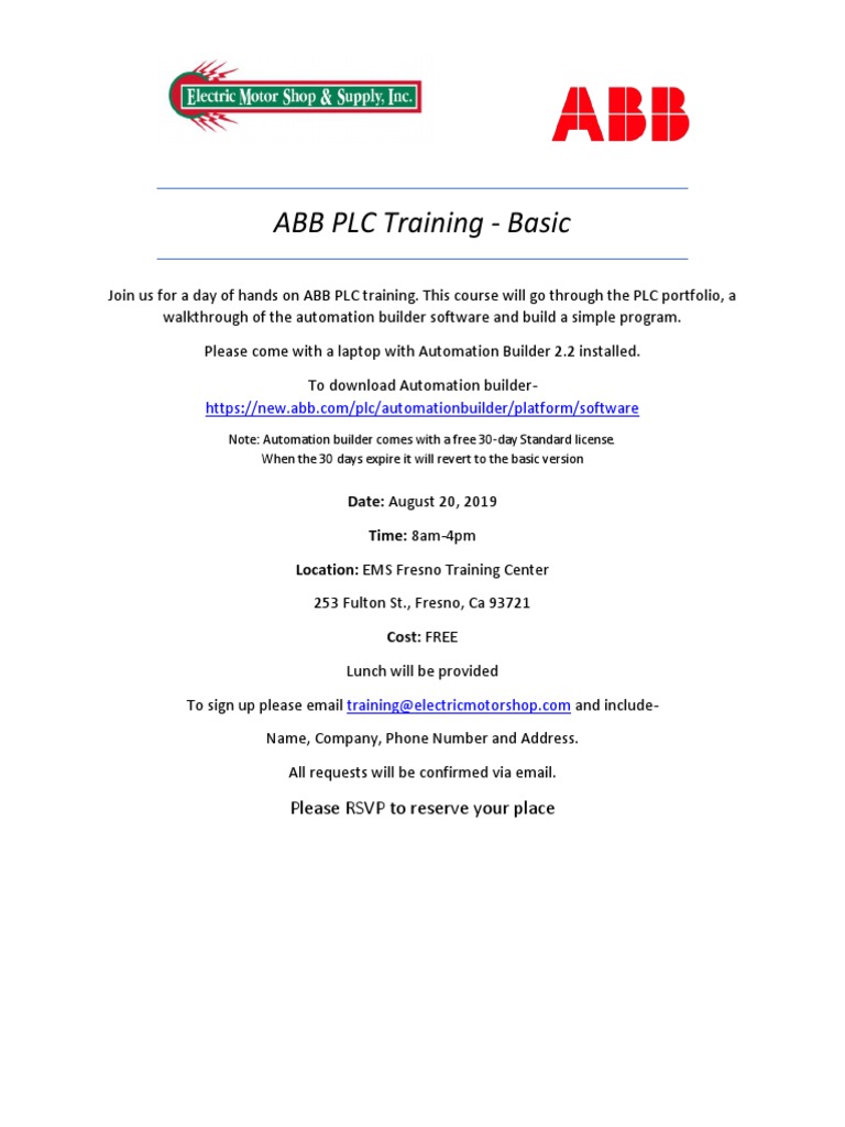 ABB PLC Training Course Basics | PDF