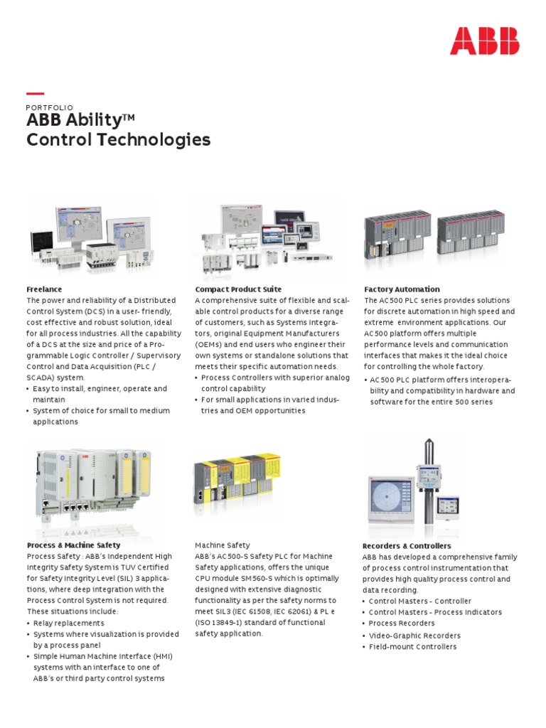 ABB | PDF | Automation | Programmable Logic Controller