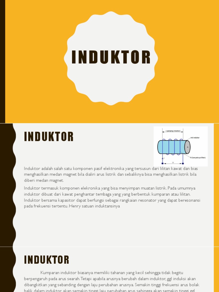 Pengertian dan Fungsi Induktor | PDF