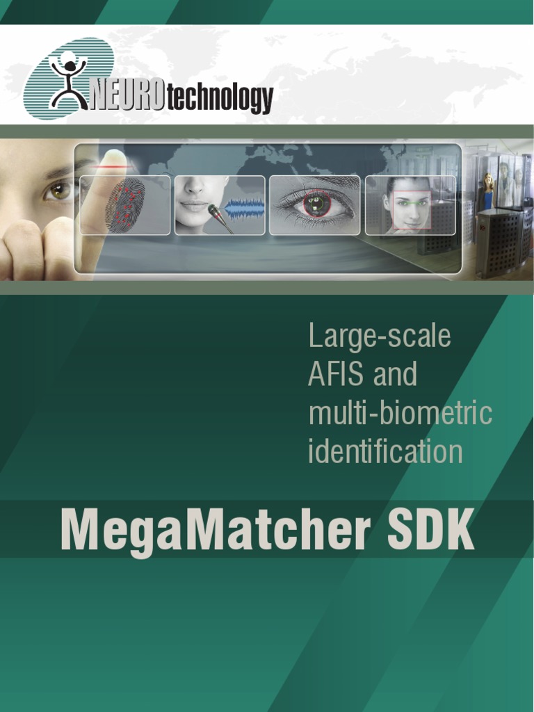 MegaMatcher SDK Brochure 2019-10-03 | PDF | Fingerprint | Biometrics