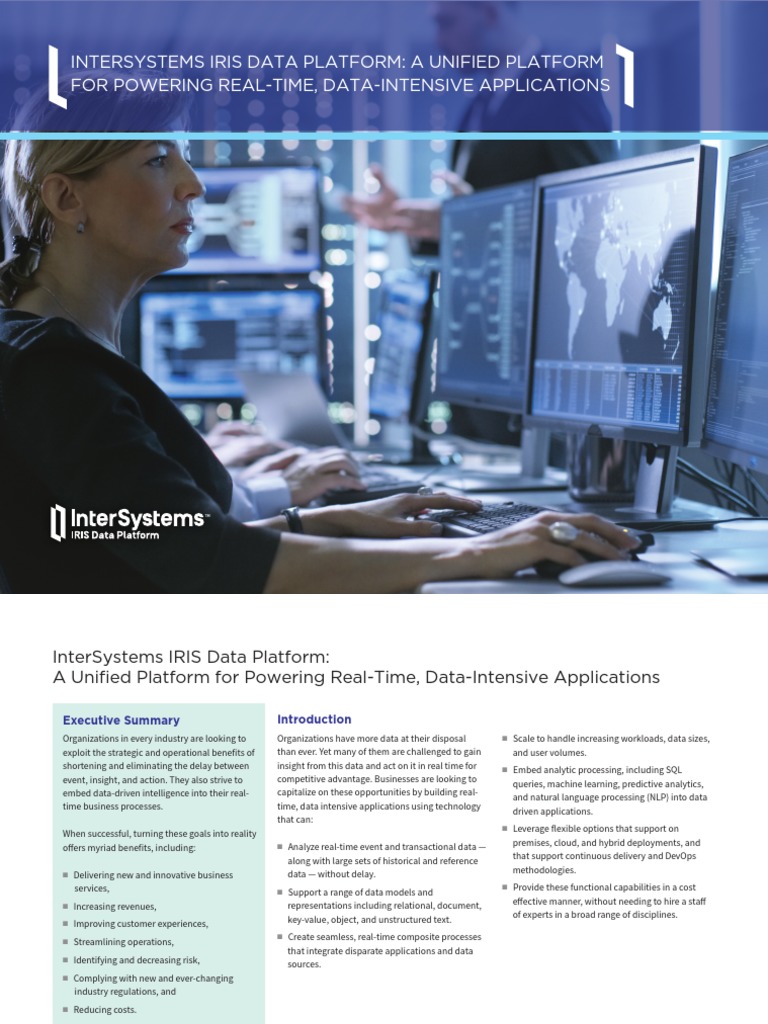 InterSystems IRIS Data Platform-Unified Platform For Powering Real-Time ...