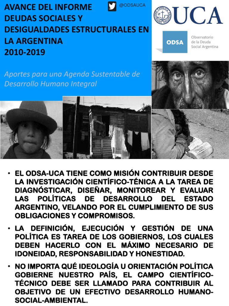 Informe De La Uca Sobre La Pobreza En Argentina Pdf Pobreza 0795