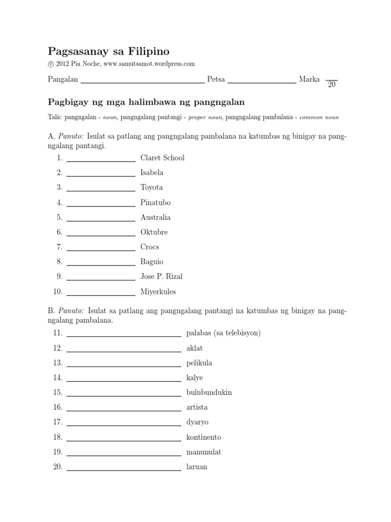 Pantangi at Pambalana - 2 1 PDF | PDF