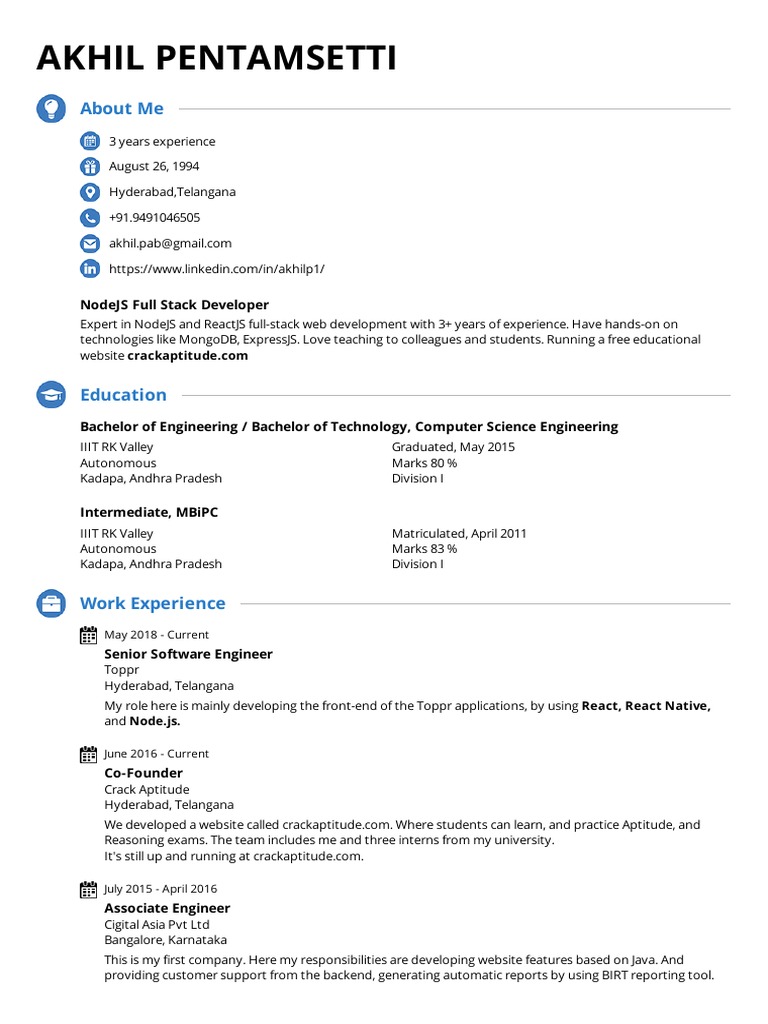 Akhil Resume New | PDF | Computing | Software