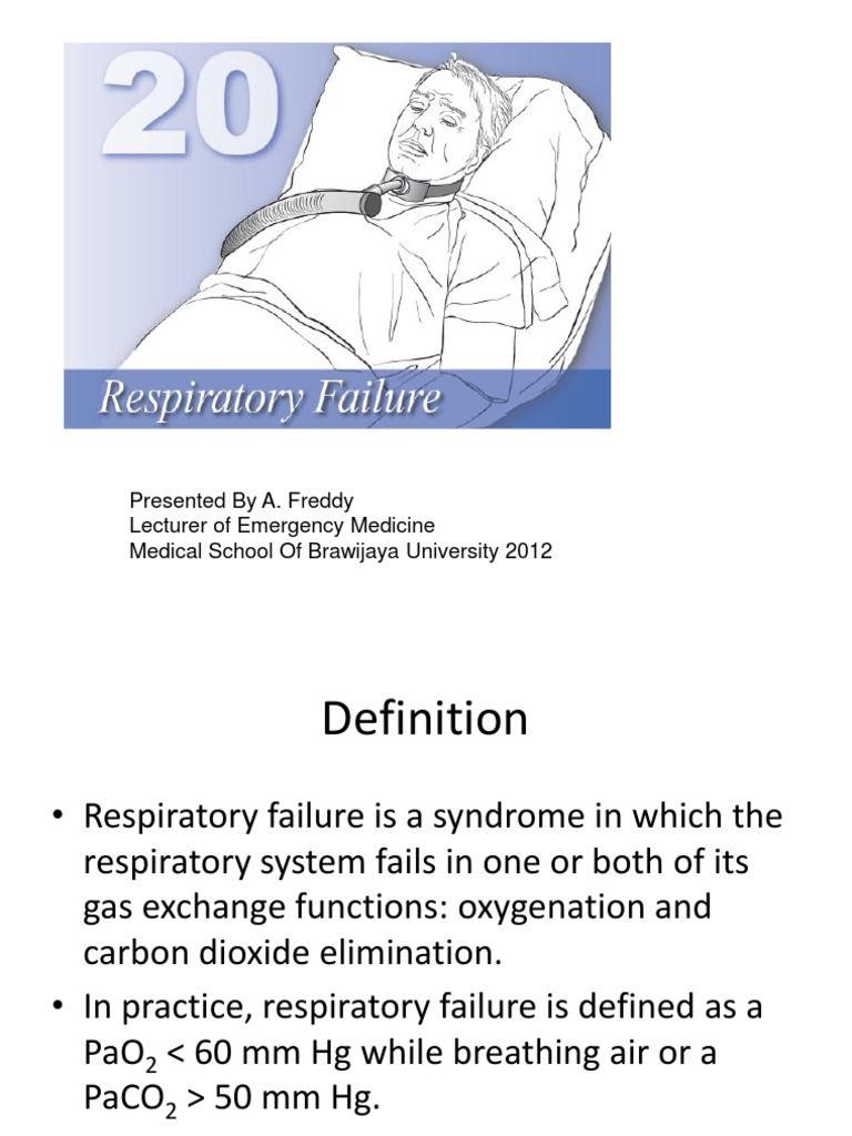 Respiratory Failure | PDF | Respiratory System | Lung