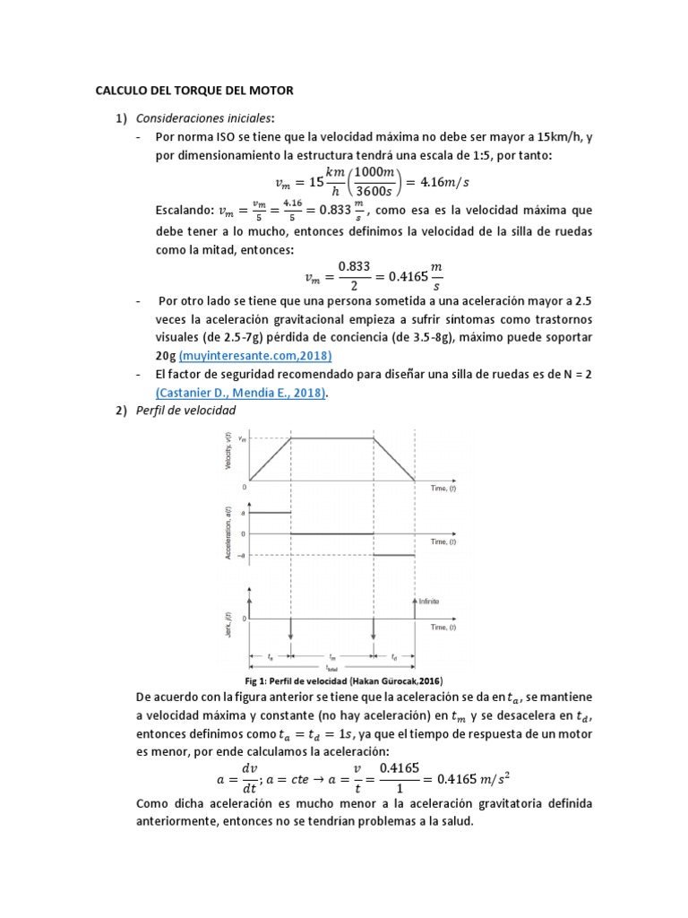 Calculo Del Torque Del Motor | PDF | Fuerza | Mecanica clasica