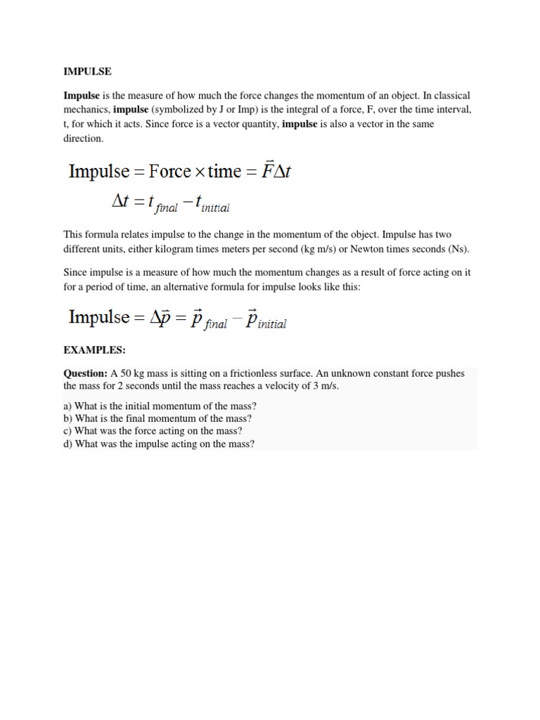 Impulse Pdf