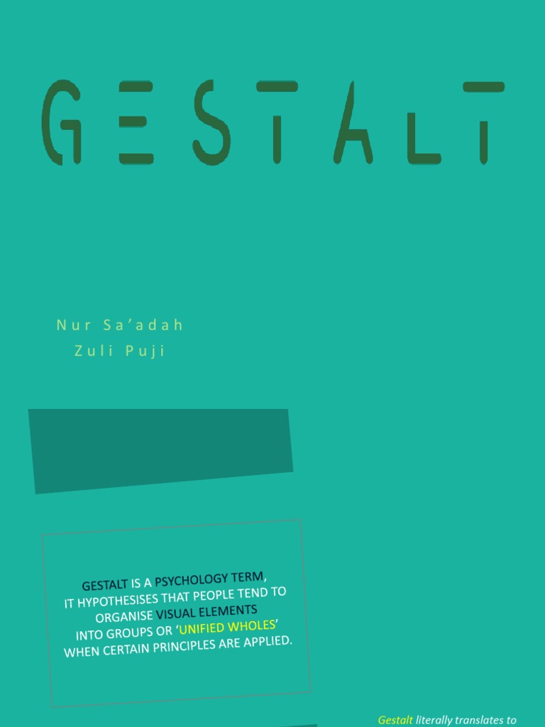 Overview of Gestalt Psychology Theory | PDF