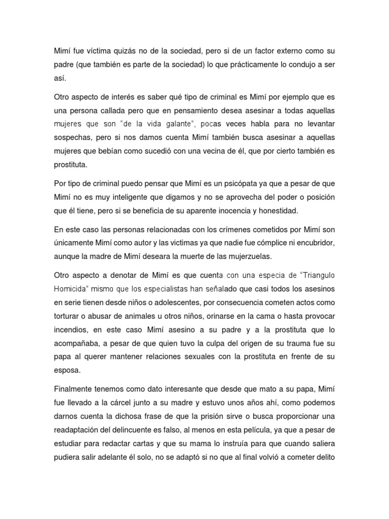 Profeta Mimi | PDF | Prostitución | Trauma psicólogico