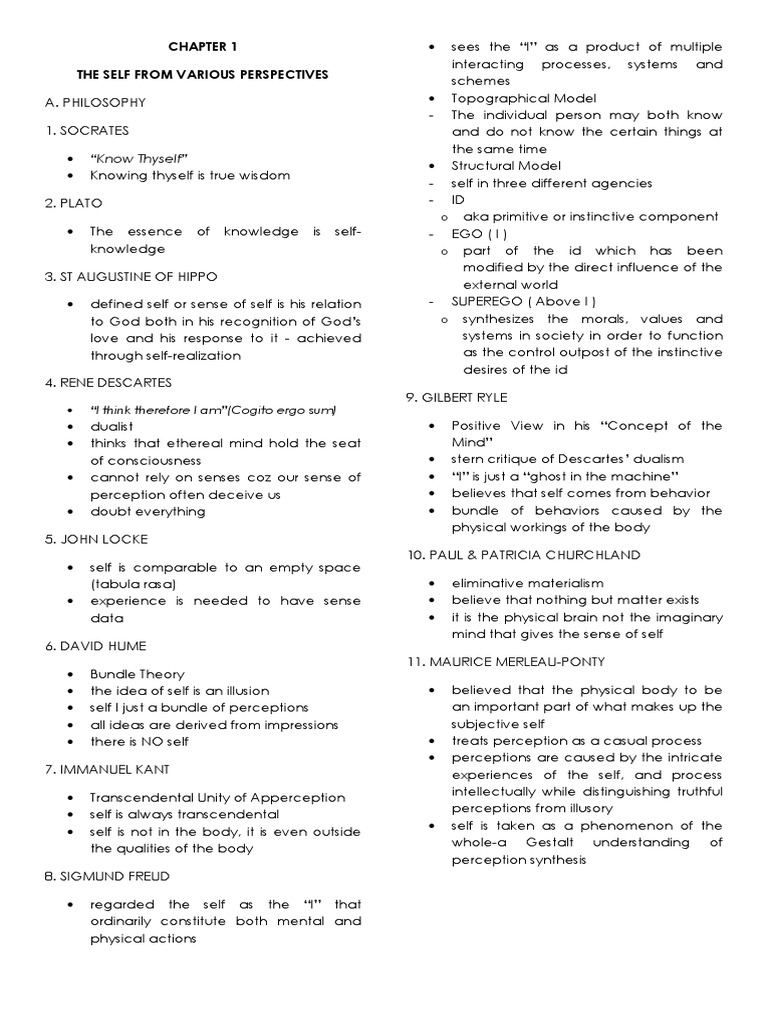 Uts Reviewer PDF | PDF | Id | Self