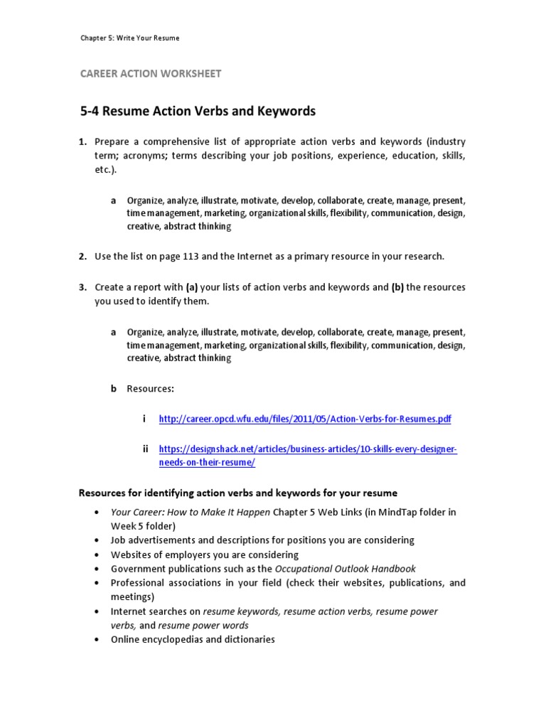 Caw 5-4 | PDF | Career & Growth