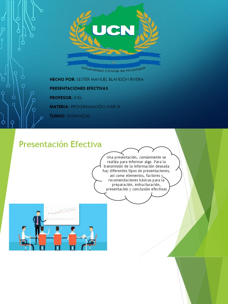 Presentación Efectiva | PDF