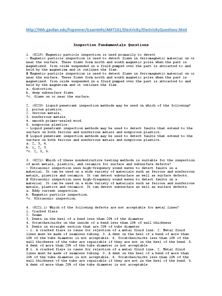 Prepware Questions General | PDF | Inductor | Inductance