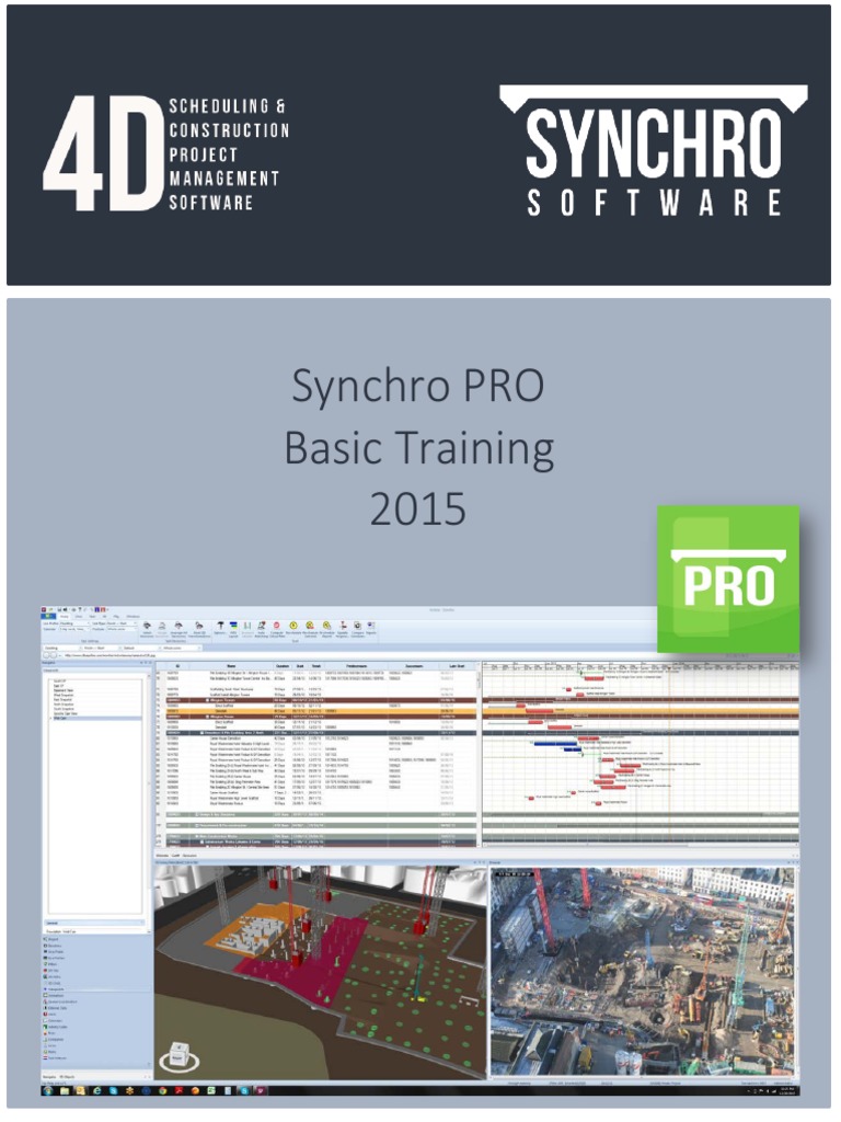 Synchro Pro PDF | PDF | 3 D Modeling | 3 D Computer Graphics