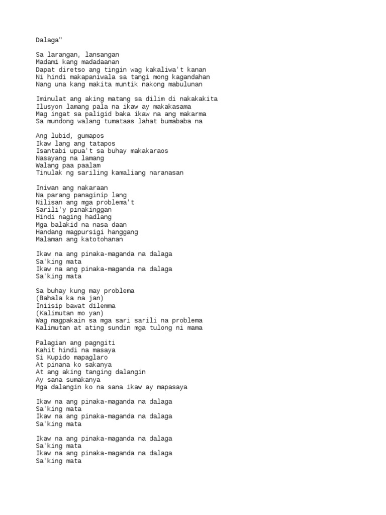 Ikaw Ang Pinakamagandang Babae Sa Aking Mata Lyrics | pinakavlog Ikaw Ang Pinakamagandang Babae Sa Aking Mata Lyrics | pinakavlog