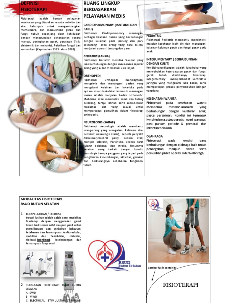 Leaflet Fisioterapi | PDF