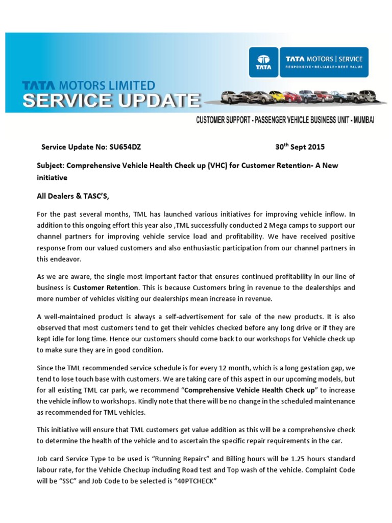 Comprehensive Vehicle Health Checkup | PDF | Transport | Vehicles