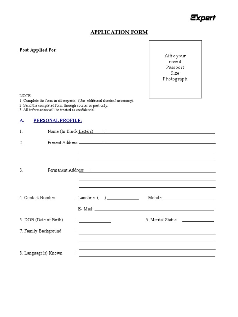 Expert Application | PDF | Professional Certification | Labour