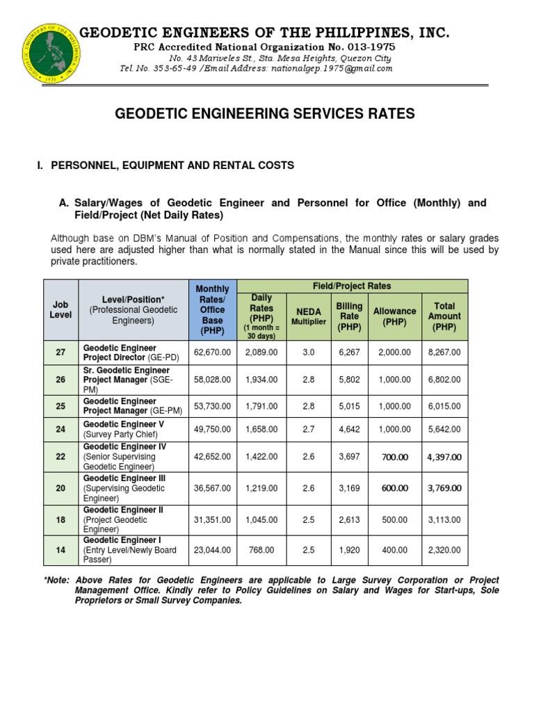 Survey Rates - 2015 05 15 | PDF | Geographic Information System ...