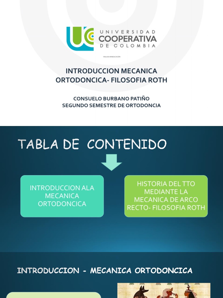 Historia Roth | PDF | Ortodoncia | Odontología