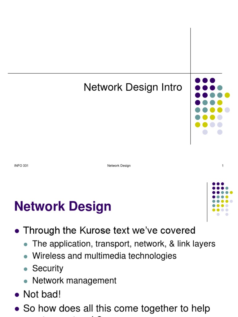Lecture 11 Network Design | PDF | Quality Of Service | Client–Server Model