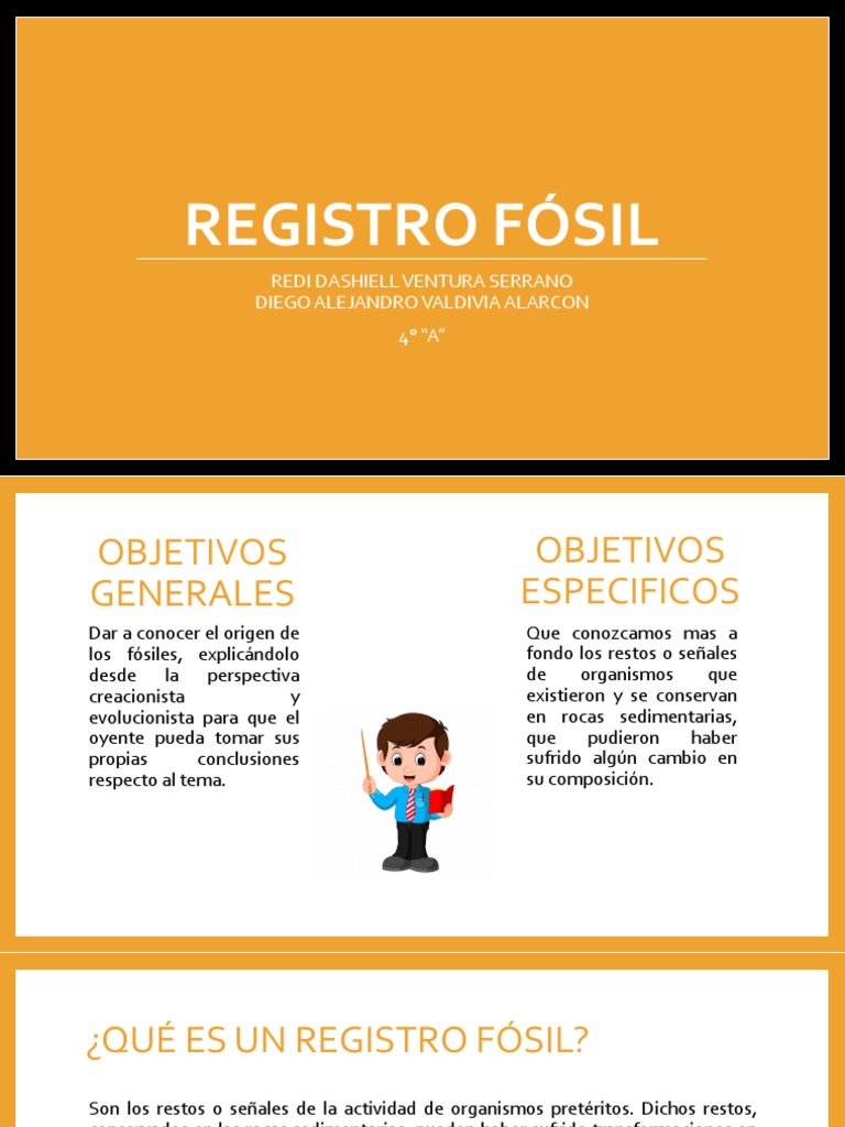 Registro Fósil | PDF | Fósil | Evolución