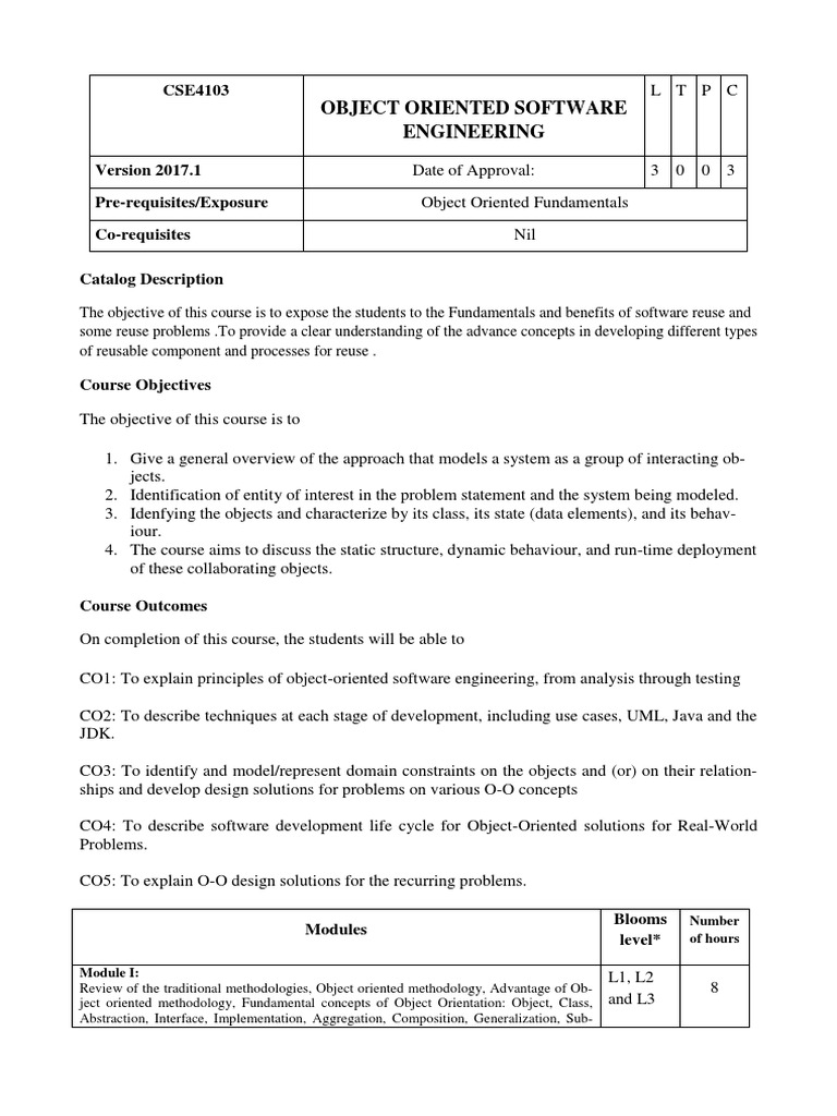 Object Oriented Software Engineering | PDF | Unified Modeling Language | Object Oriented Programming