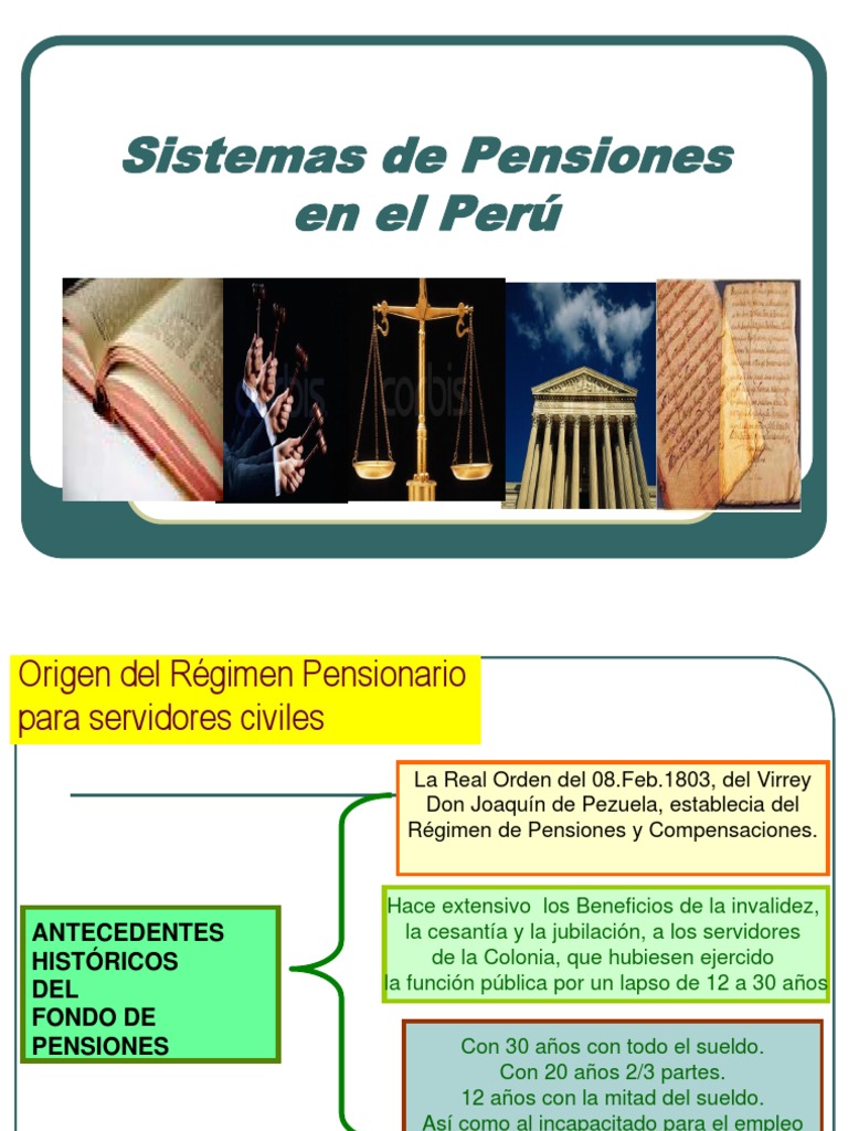 Tema Sistemas Pensionarios en Peru | PDF | Pensión | Jubilación