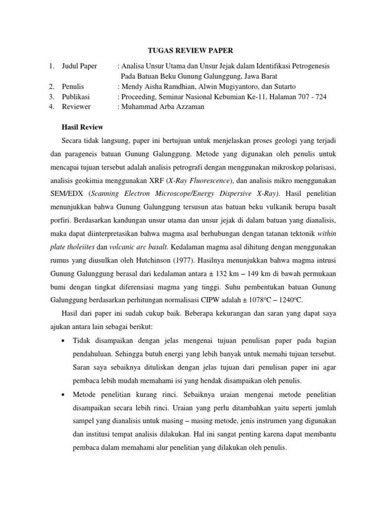 Tugas Review Paper | PDF | Ilmu Sosial | Sains & Matematika