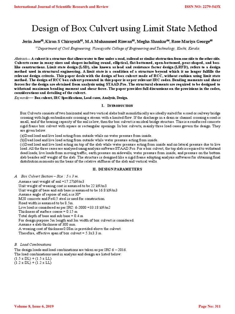 box culvert | Civil Engineering | Structural Engineering