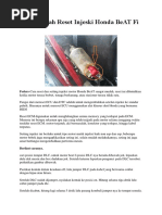 Panduan Kode MIL Motor Honda | PDF