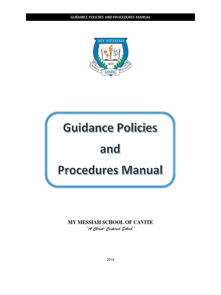 Guidance Policies and Procedure Manual | PDF | Grief | Psychotherapy