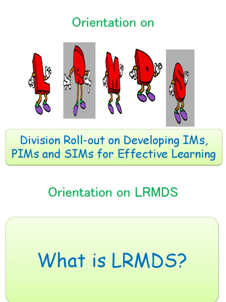An Overview of LRMDS | PDF | Compact Disc | World Wide Web