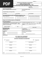 Pcab Application Form | PDF | Identity Document | Affidavit