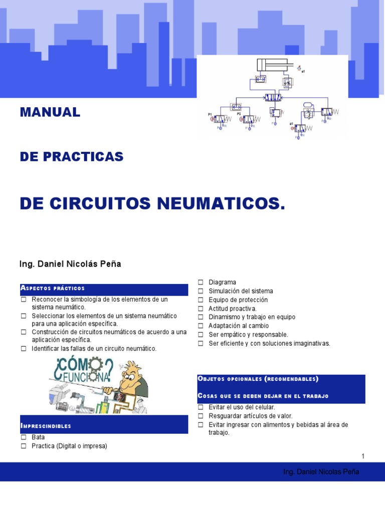 Manual de Practicas Neumatica | PDF | Neumático | Laboratorios