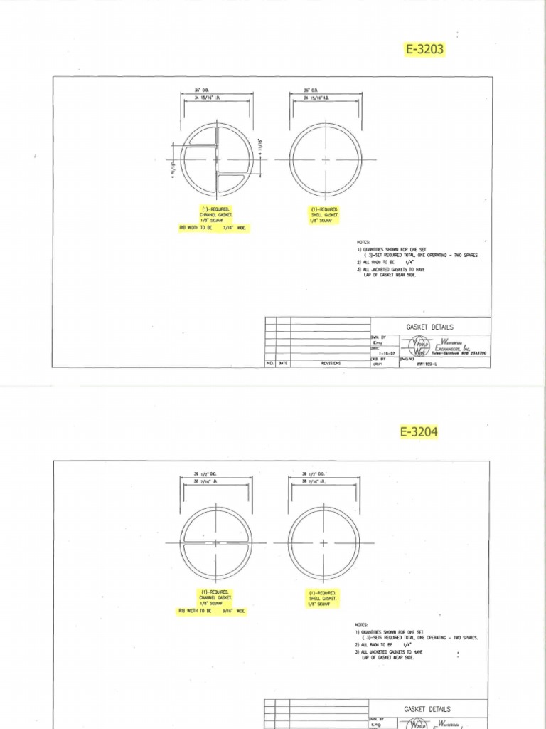 1 Gasket-Drawings | PDF