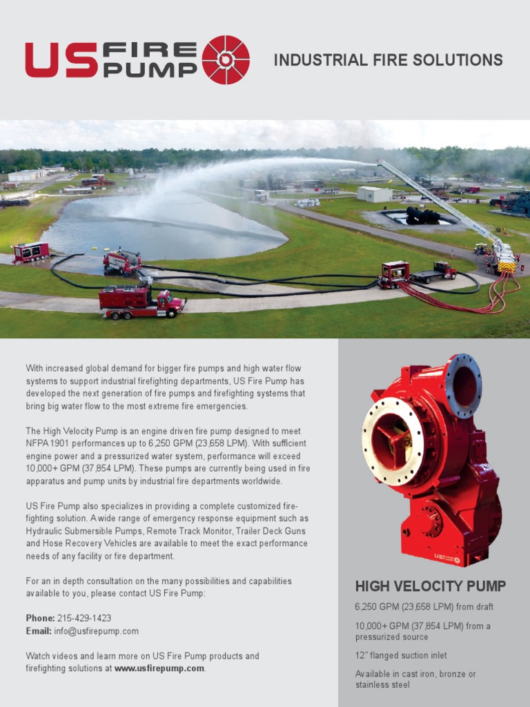 US Fire Pump | PDF | Fire Engine | Pump
