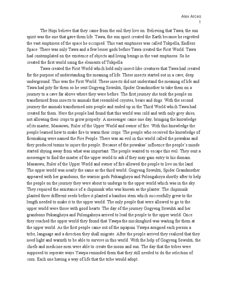 Native American Writing Assignment | PDF | Native Americans In The ...