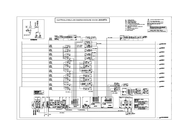 Gambar Single Line Diagram Untuk Gedung | PDF