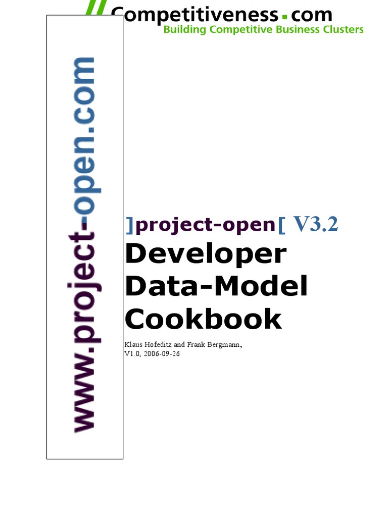 PO Dev Data Model Cookbook.060927 | PDF | Data Management | Software ...