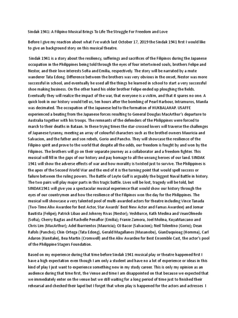 Sindak 1941 - a-WPS Office | PDF | Unrest